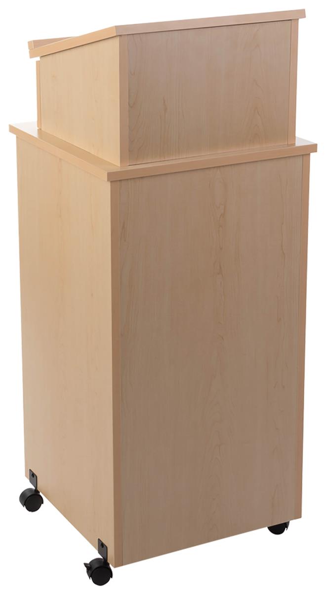 Mobile Presentation Stand | Lockable Enclosed Storage Area