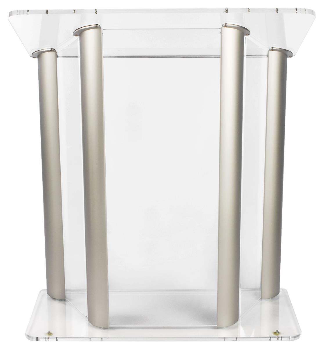 Acrylic & Aluminum Lectern - Contemporary Design