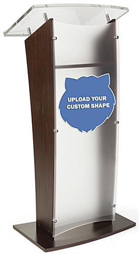 Personalized Acrylic Podium Panel