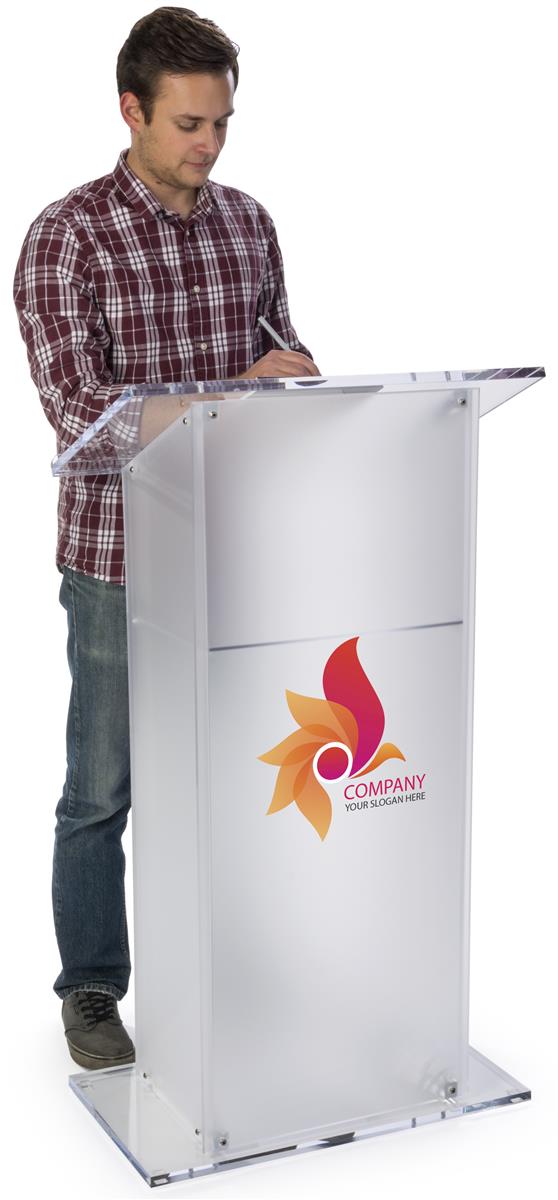 Branded Lectern Podium | Digitally Printed Artwork