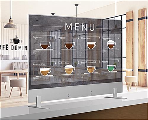 LG Transparent OLED Signage | 55" See Through Screen Display