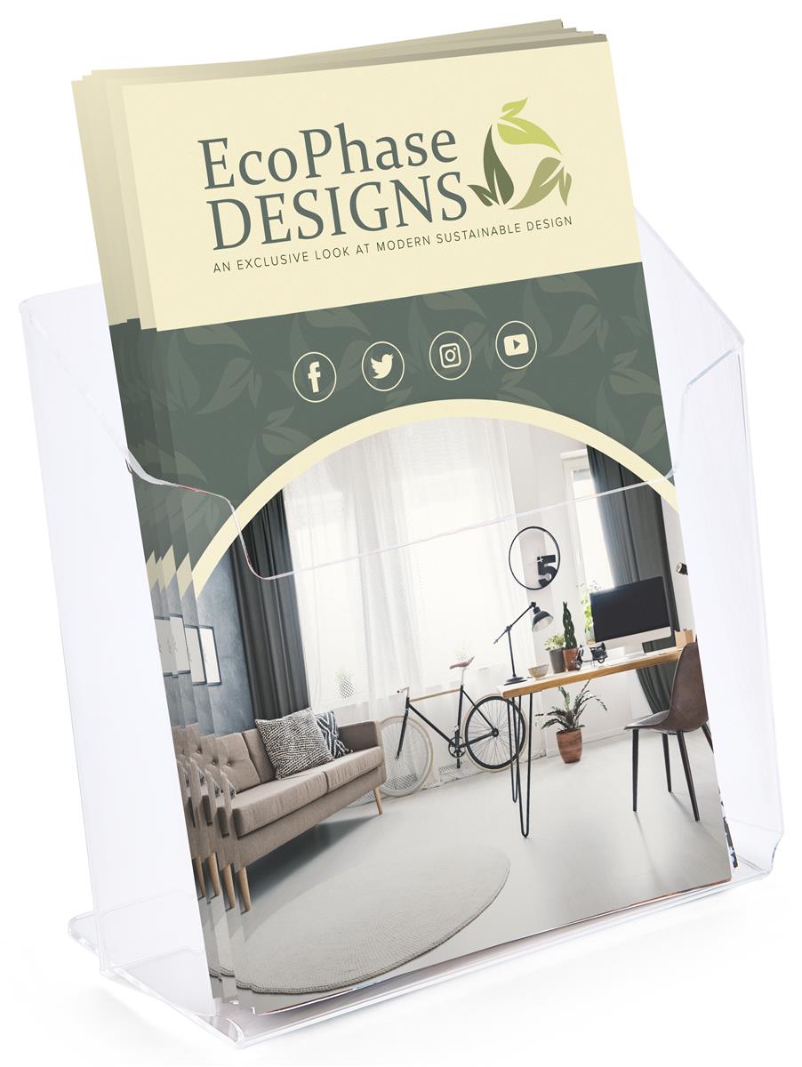 Counter Brochure Holder | For Leaflets or Small Magazines