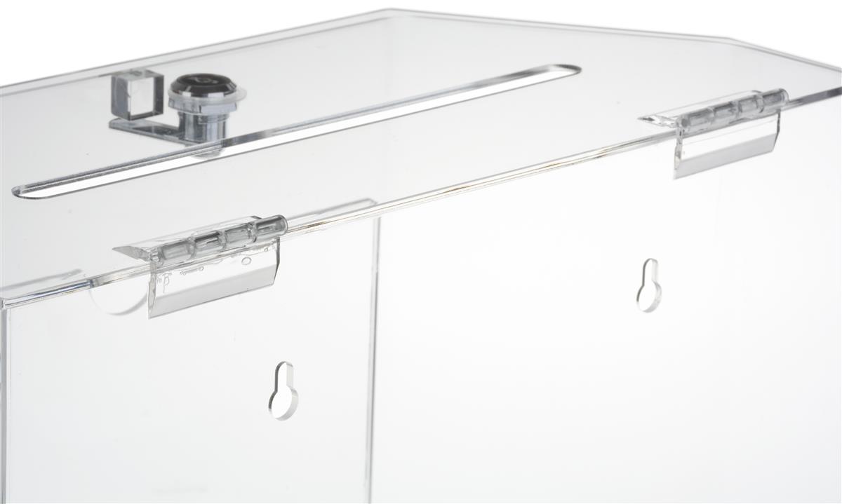 Recycled Acrylic suggestion box | Brochure Pockets