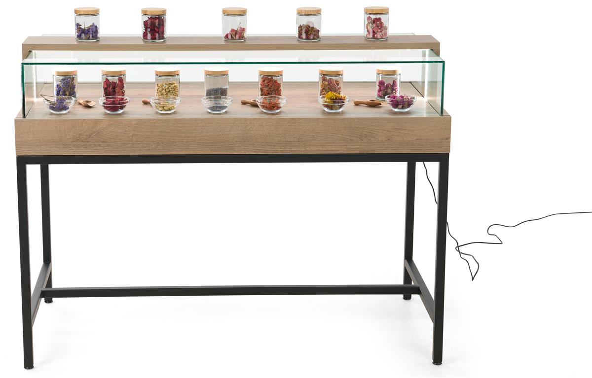 Dispensary Display Case | Tempered Glass Illuminated Showcase