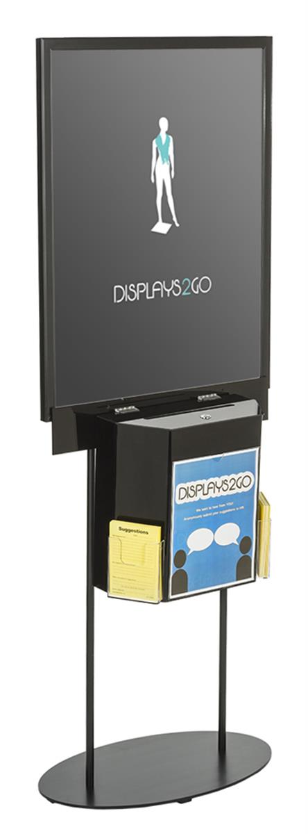 Acrylic Charity Collection Box | Poster Holder with Lenses