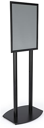 22x28 Double Pole Sign Stand | Single Sided Snap Frame