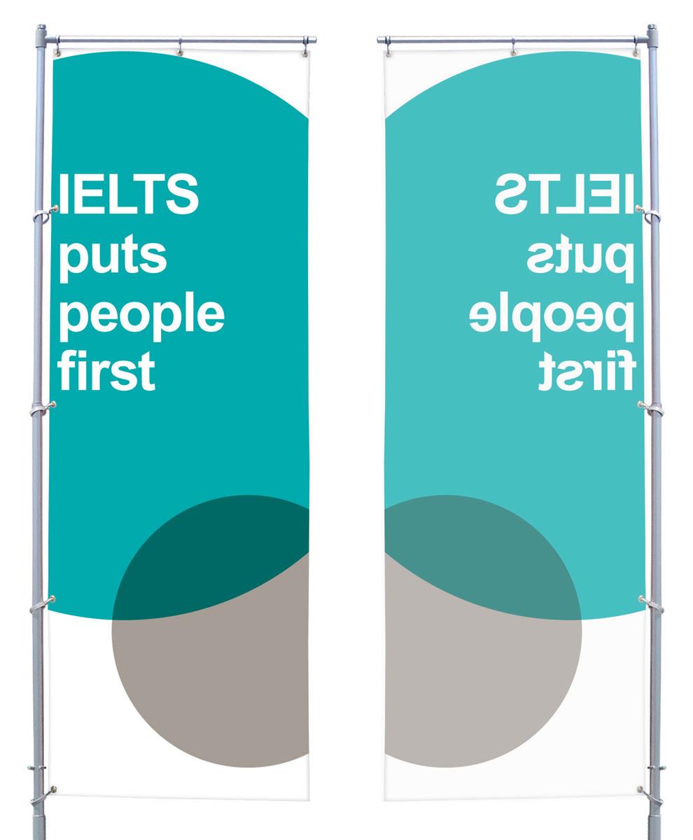 Three Color Silk Screen TriPole Flag