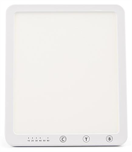 LED Light Therapy Box with 5.4" W x 6.4" H light area, 10k LUX