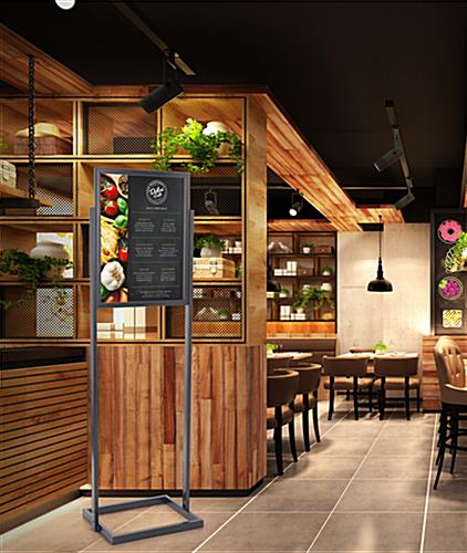 This poster display stand is in stock and ready to ship!