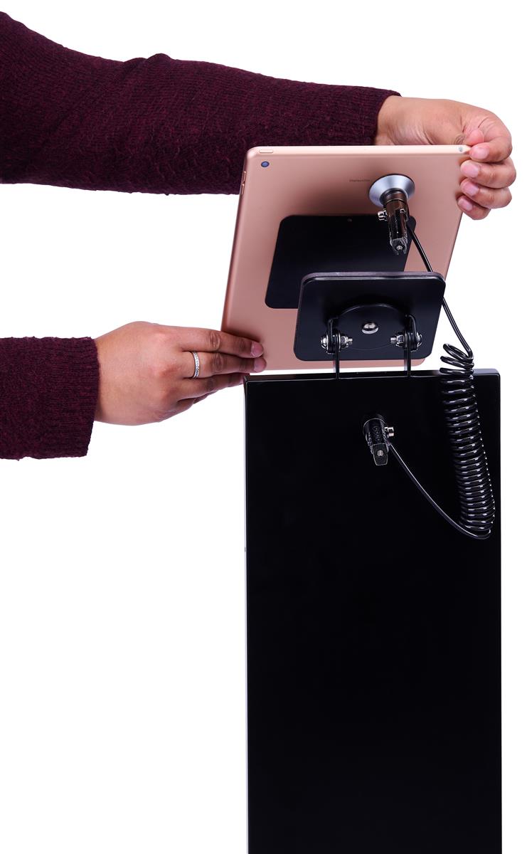 Magnetic Tablet Kiosk Stand | Custom Printed Design