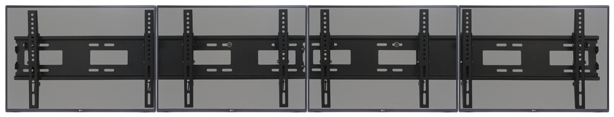 4-Monitor Wall Mount | For 26” – 42” Screens