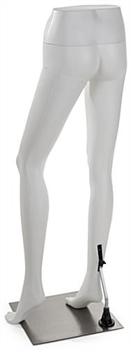 White Mannequin Leg Form | Lightweight for Easy Maneuvering