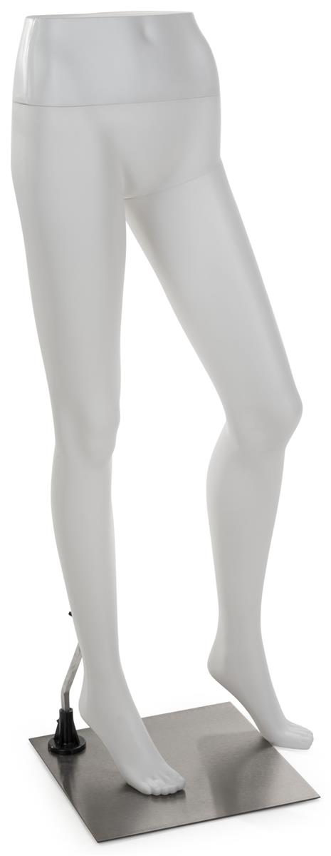 White Mannequin Leg Form | Lightweight for Easy Maneuvering