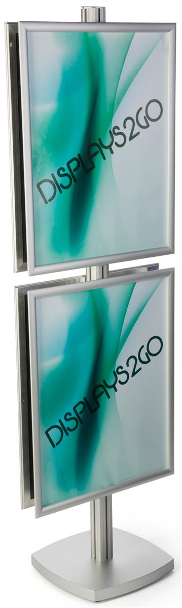 22x28 Snap Frame Stand | 6’ Aluminum Pole