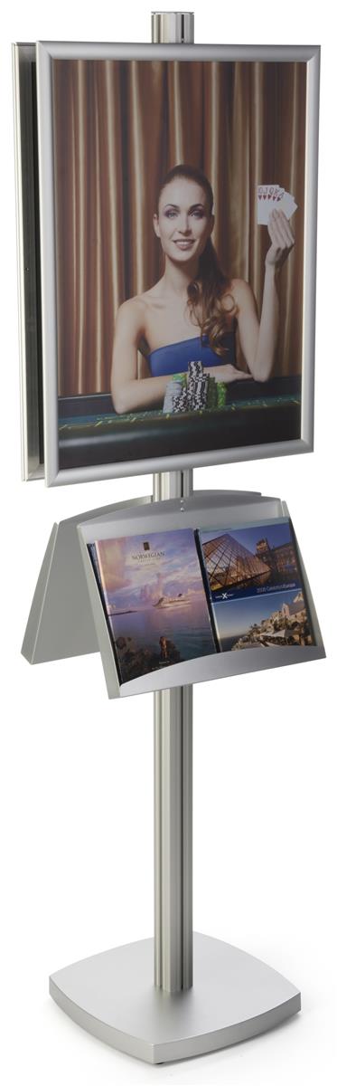 22x28 Metal Poster Literature Stand | Double Sided