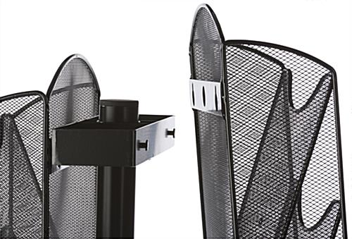 Rotating Mesh Magazine Display | Double Sided