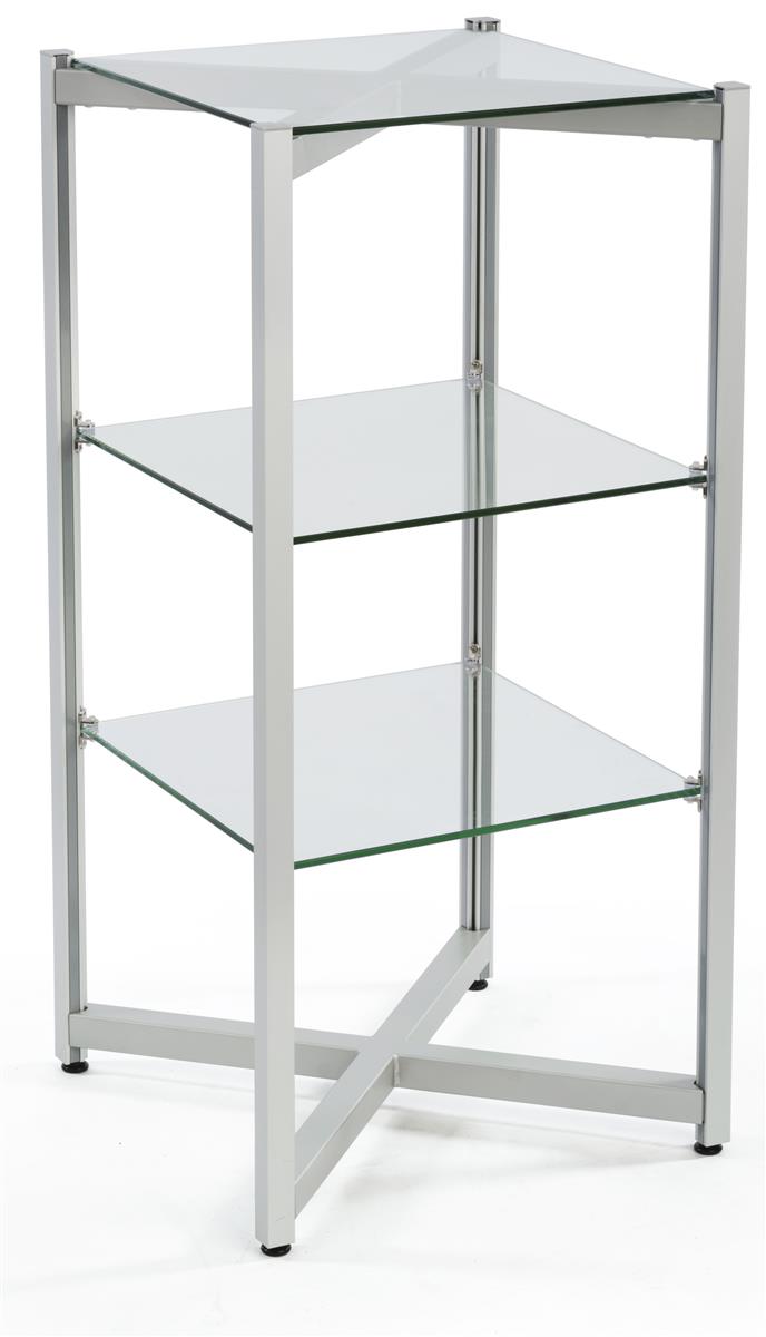 Tiered Glass Shelving Display | 3 Levels