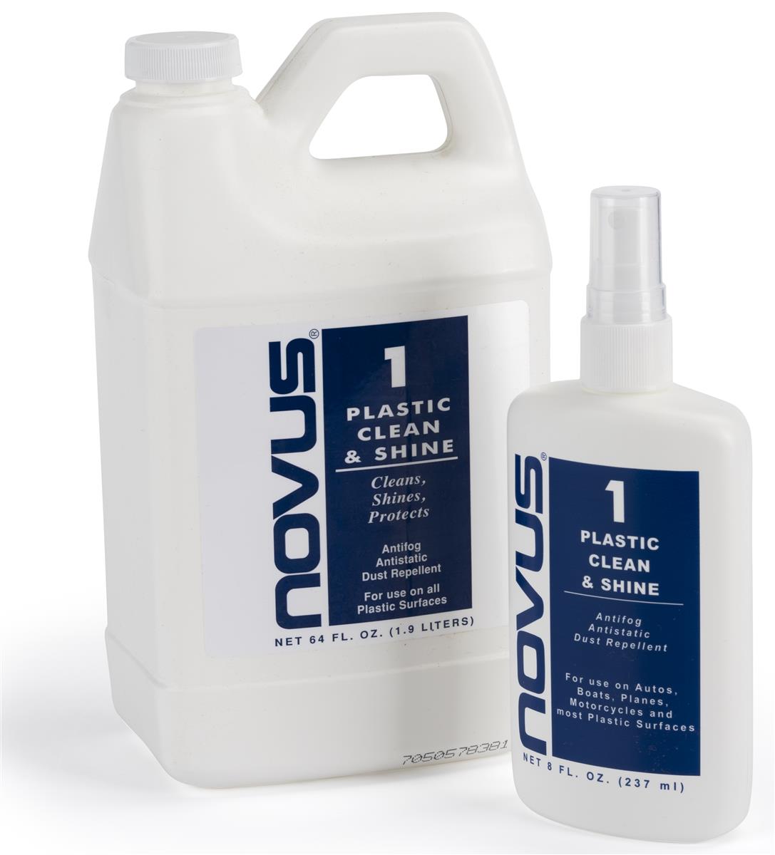 NOVUS Acrylic Cleaning Solution | 64 ounce or 8 ounce Bottles
