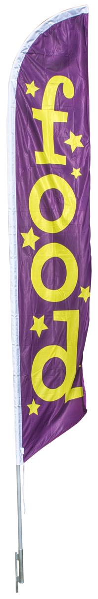 Food Banner Flag | Single Sided Graphics