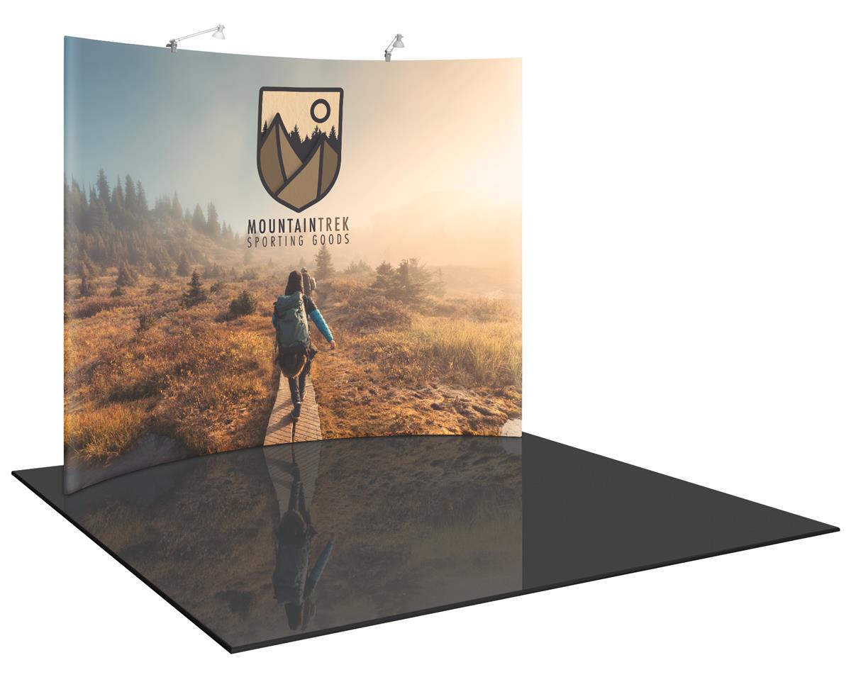 Exhibit Booth - (2) Spotlights & Custom Graphic Printing