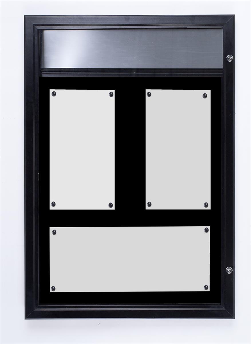 Locking Menu Cases | Custom Header Area & Magnetic Surface