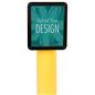 Custom Printed Graphics for Bollard Sign Frame