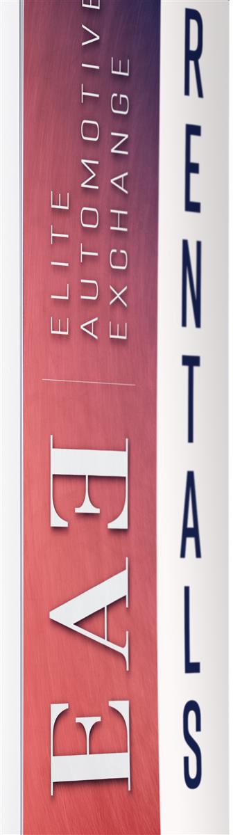 Custom Printed Graphics for Bollard Sign Frame