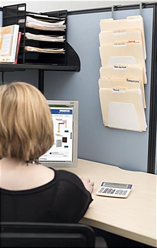 Hanging Cubicle File Holder | Cascading Design