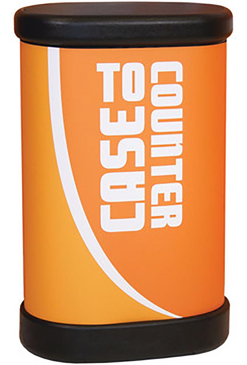 Trade Show Cases Double as Portable Counters | Custom Graphics
