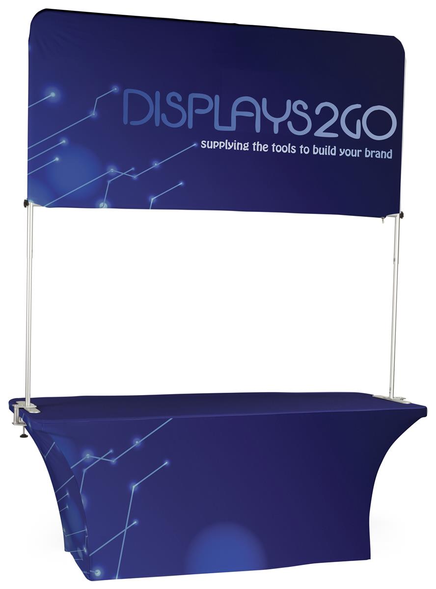 6’ Trade Show Table & Header | Double Sided