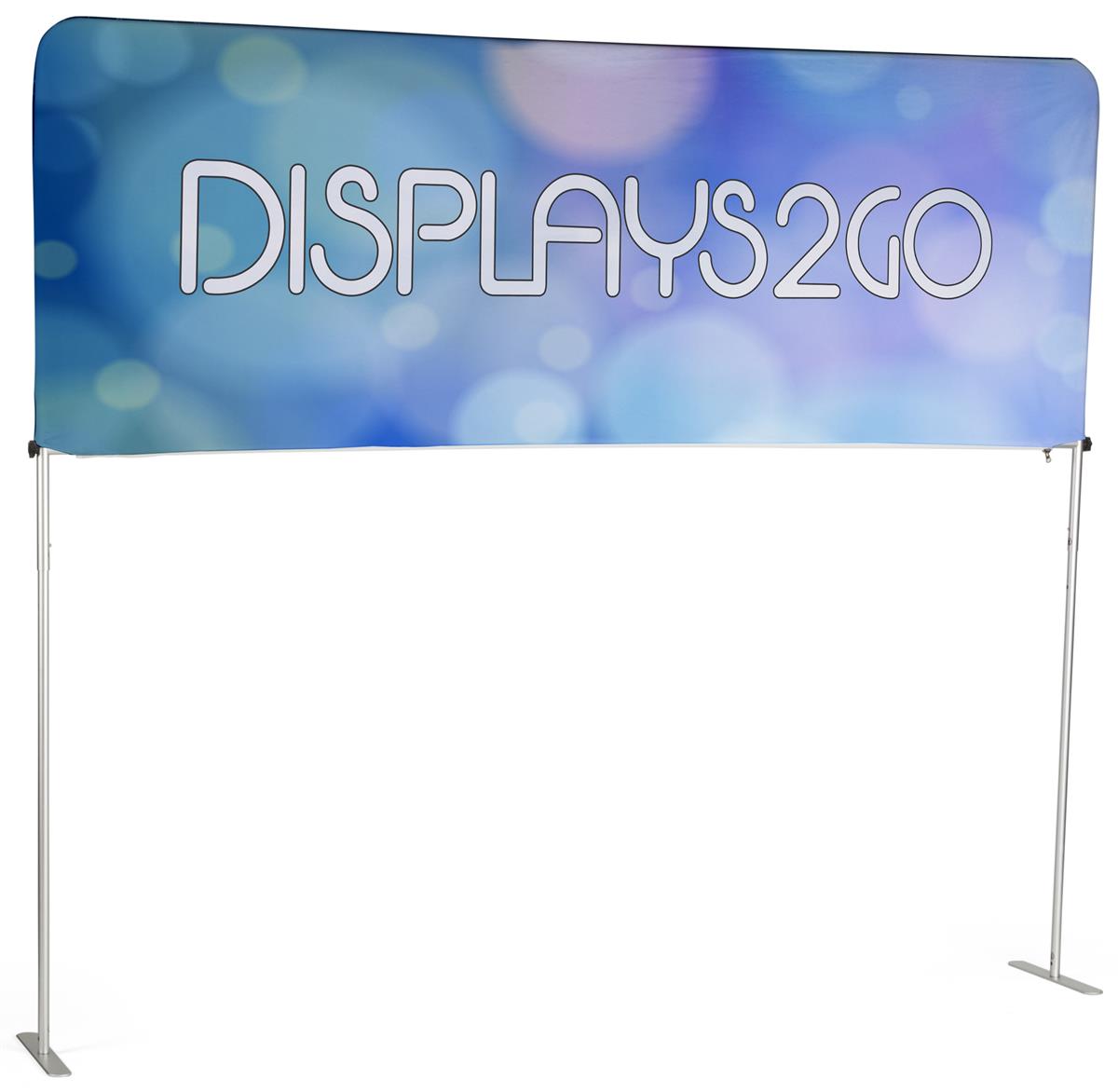 8’ Trade Show Table Header | Double Sided Custom Printing