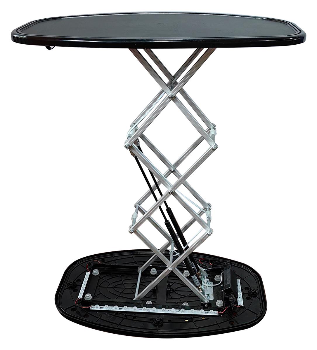 Pop Up Trade Show Podium with LED Lights Hardware