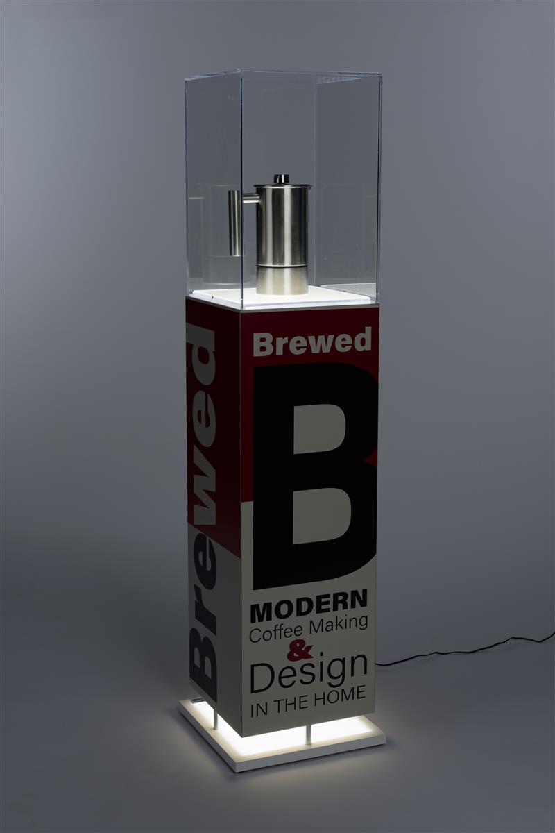 Showcase Column with Custom Pedestal | Four-Sided Graphics
