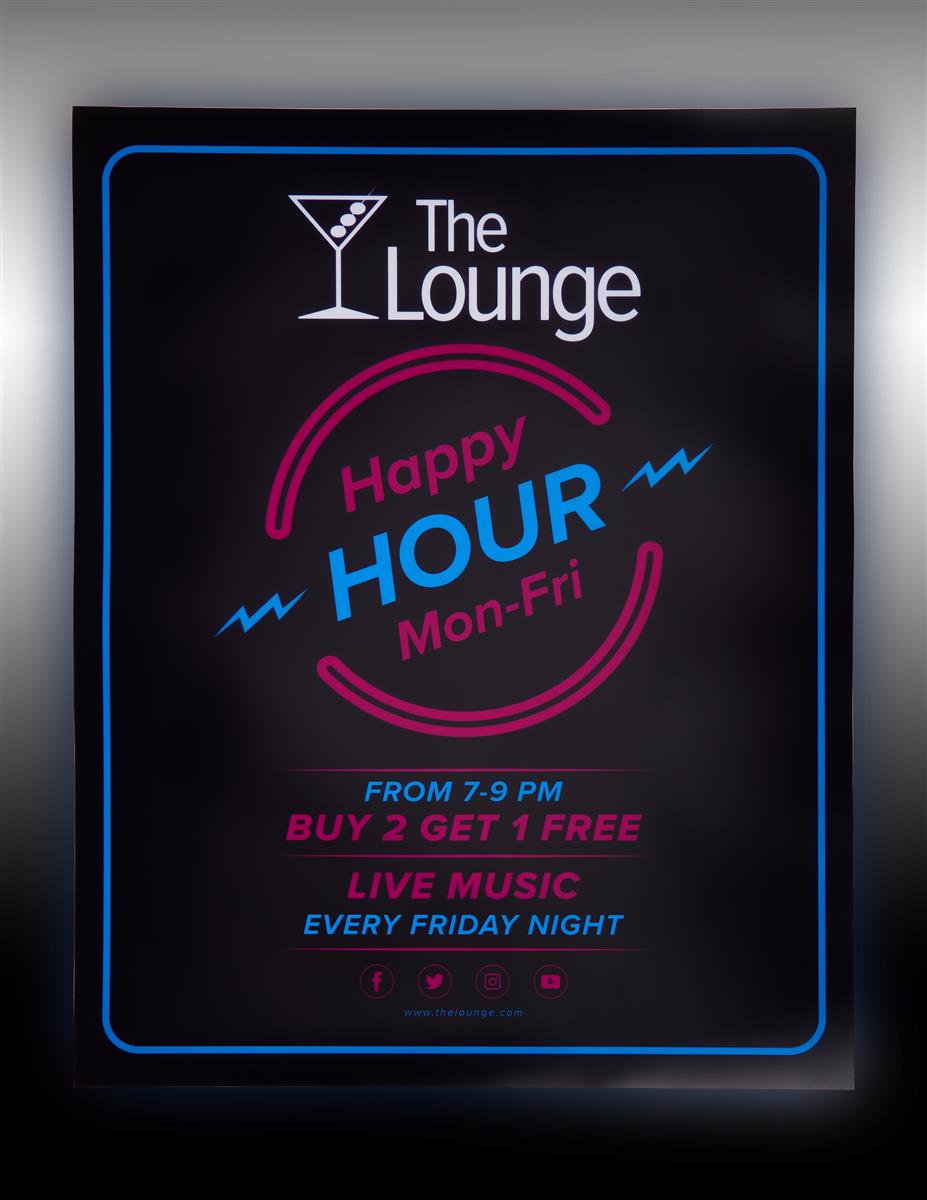 Backlit Poster | Custom Printed Translucent Graphics