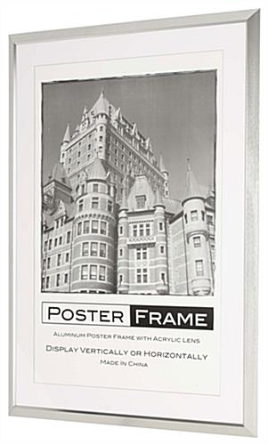 24x36 Matted Frame Includes (2) Mats for Different Display Setups