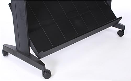 Literature Display Shelf - (5) Height Adjustable Shelves