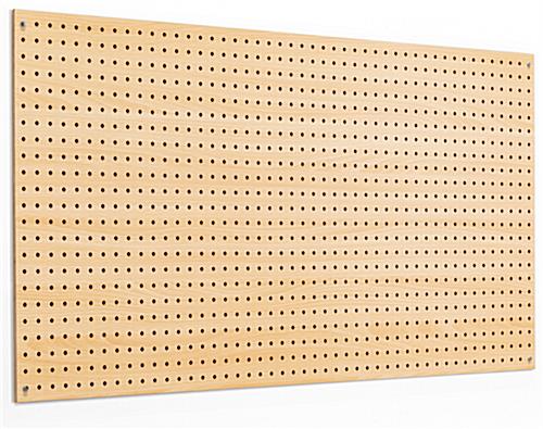MDF Pegboard Retail Display | Set of (2) 24" x 48" boards