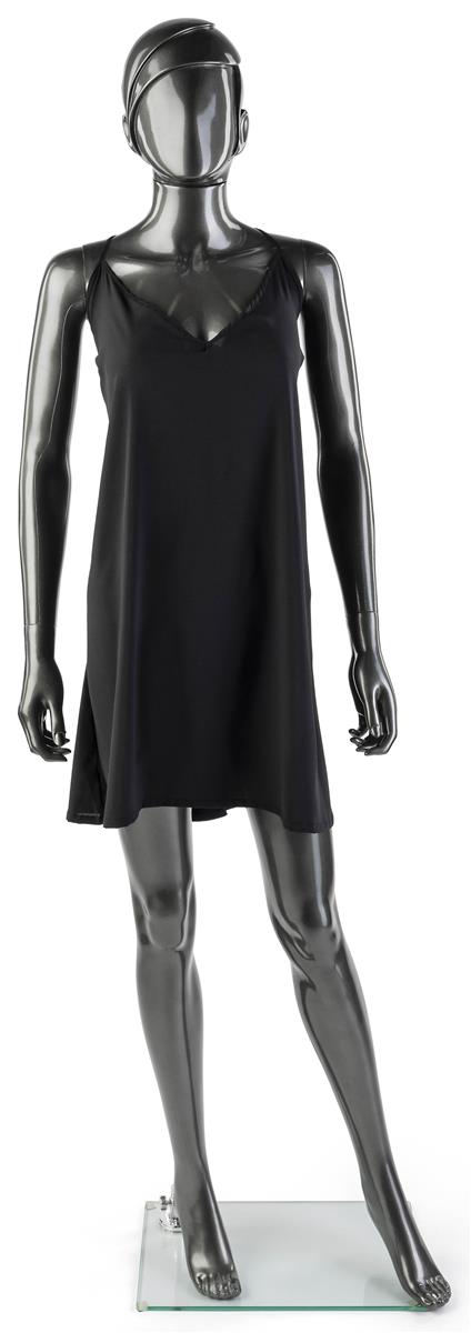 Pewter Female Mannequin | Abstract Full Body Form