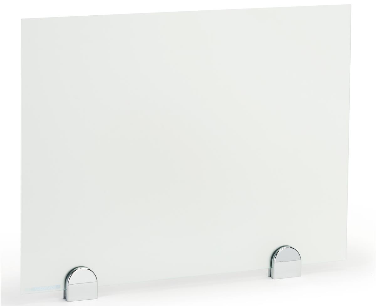 Desk Mounted Privacy Panel | 18" x 24" Office Modesty Screen