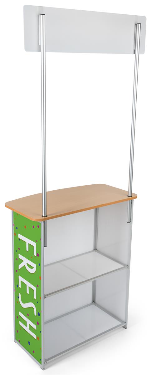 Mobile Demo Display Counter | Full Custom Printing