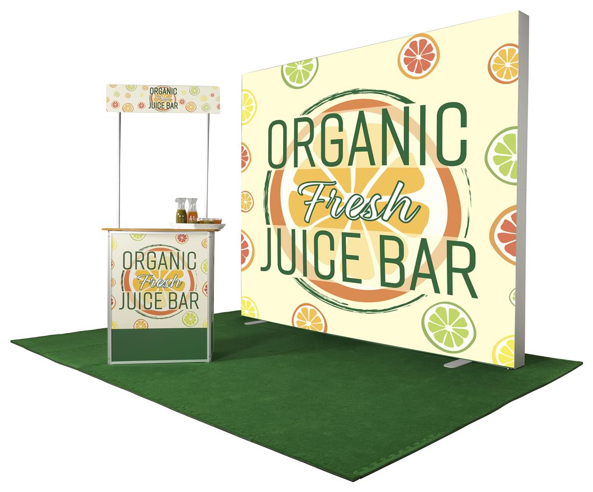 Mobile Demo Display Counter | Full Custom Printing