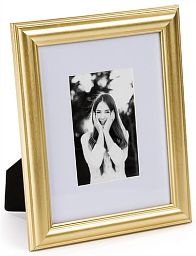 Gold Color Picture Frame | Glass Lens
