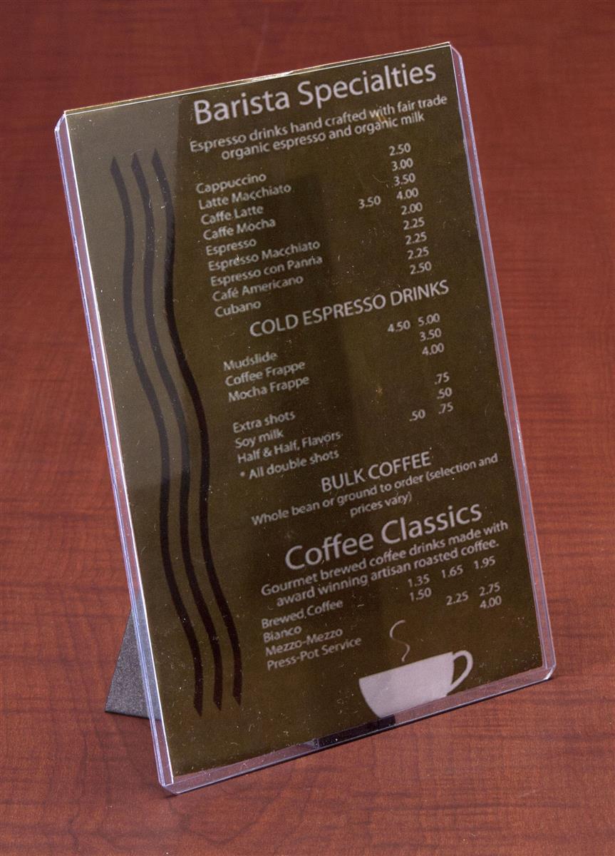 Poster Sleeve | Tabletop Easel for Small Ads