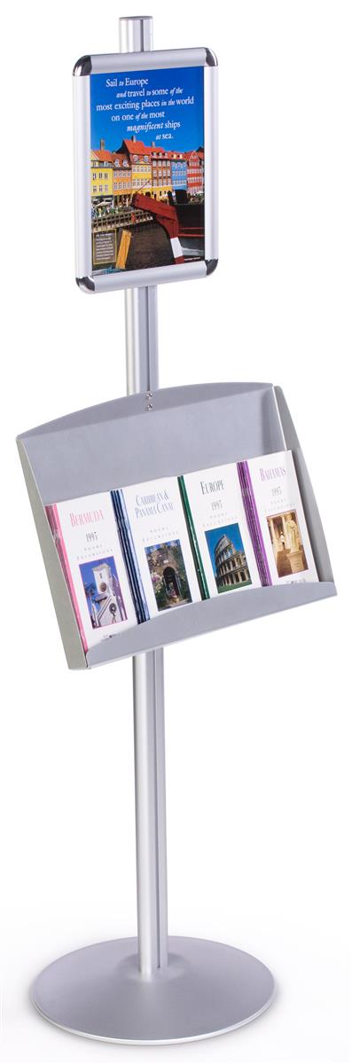 Sign Displays | Stand w/Literature Pocket & Snap Frame