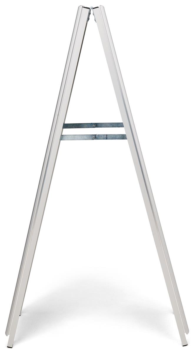 11 x 48 Snap Edge A-Frame Sign | Silver or Faux Wood