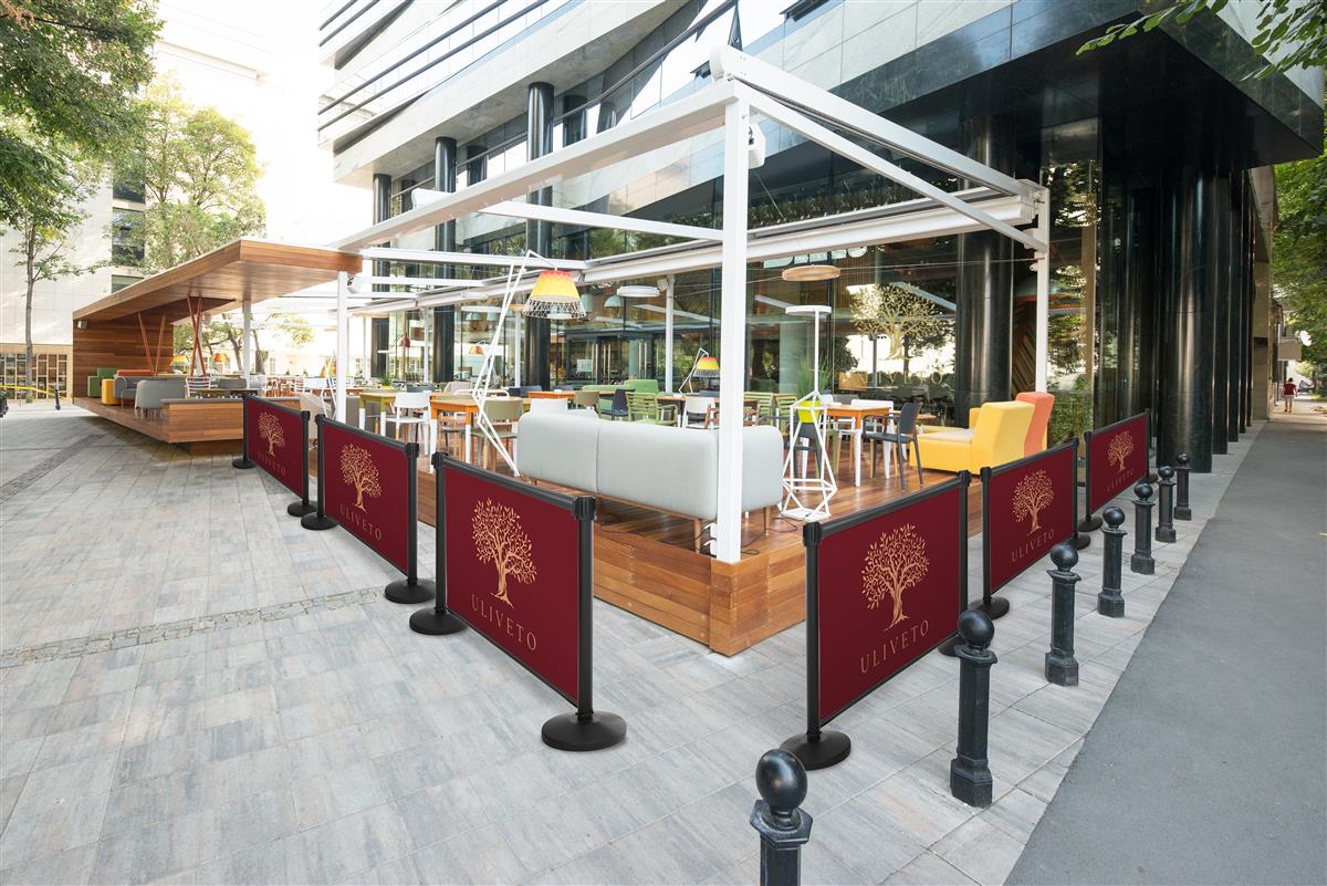 Retractable Banner For Stanchion | Single Sided Custom Graphic