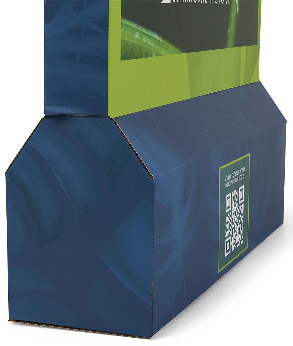 Custom Printed Cardboard Banner Stand | Double-Sided Printing