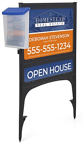 Outdoor Brochure Box for RE1824SBK Real Estate Sign