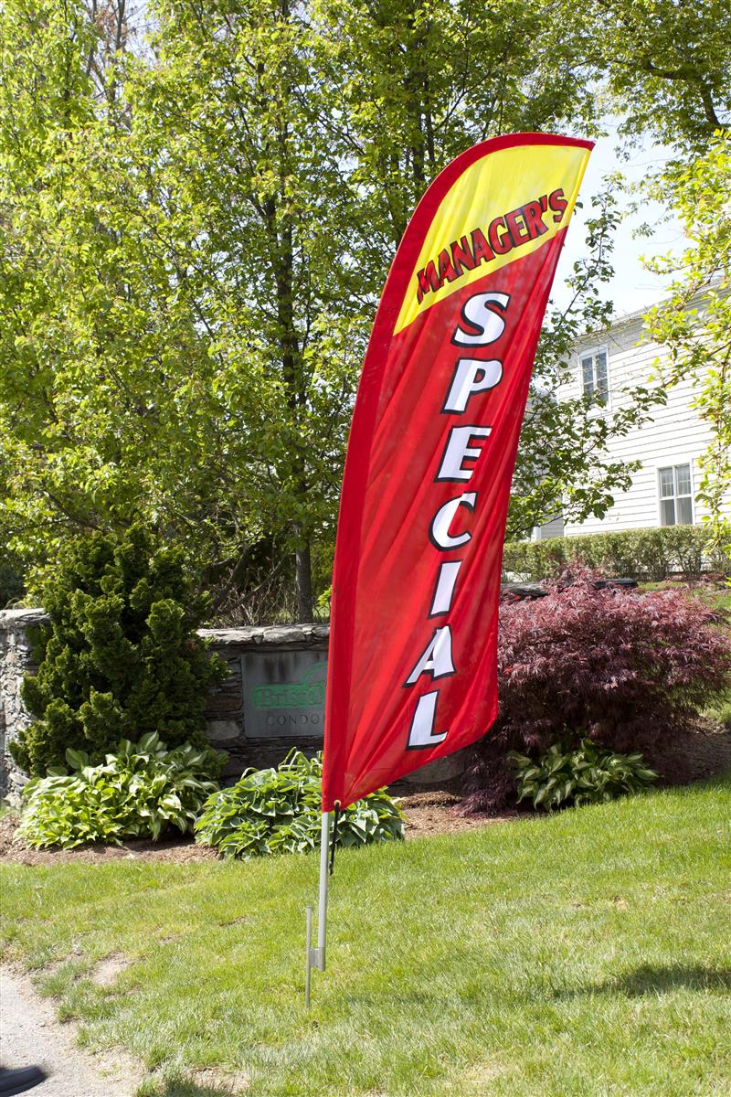 Managers Special Flag | Message Banner Display for Outdoors