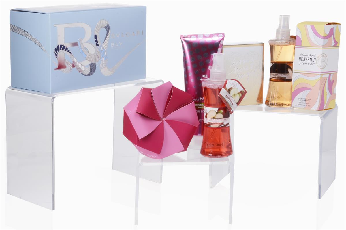 Recycled Acrylic Riser Display for Figurines | Jewelry Boxes